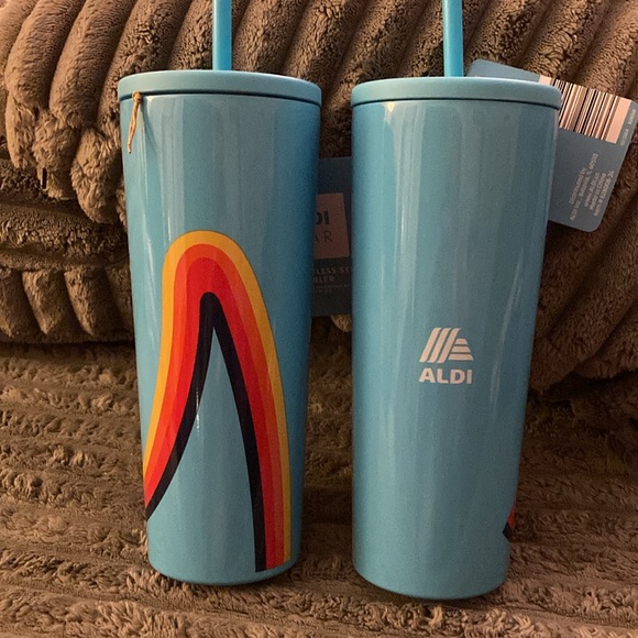 Aldi | Dining | Aldi Gear 224 Capsule Collection 24 Oz Blue Stainless ...
